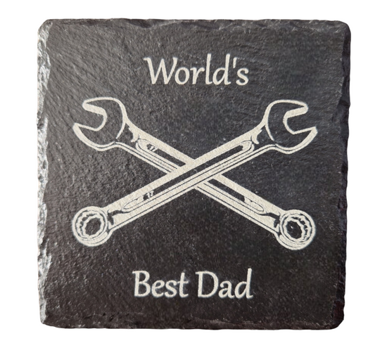 World's Best Dad Coaster, Father's Day Gift, Gift For Dad – Coasters ...
