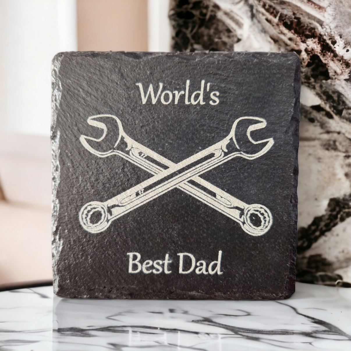 World's Best Dad Coaster, Father's Day Gift, Gift For Dad – Coasters ...