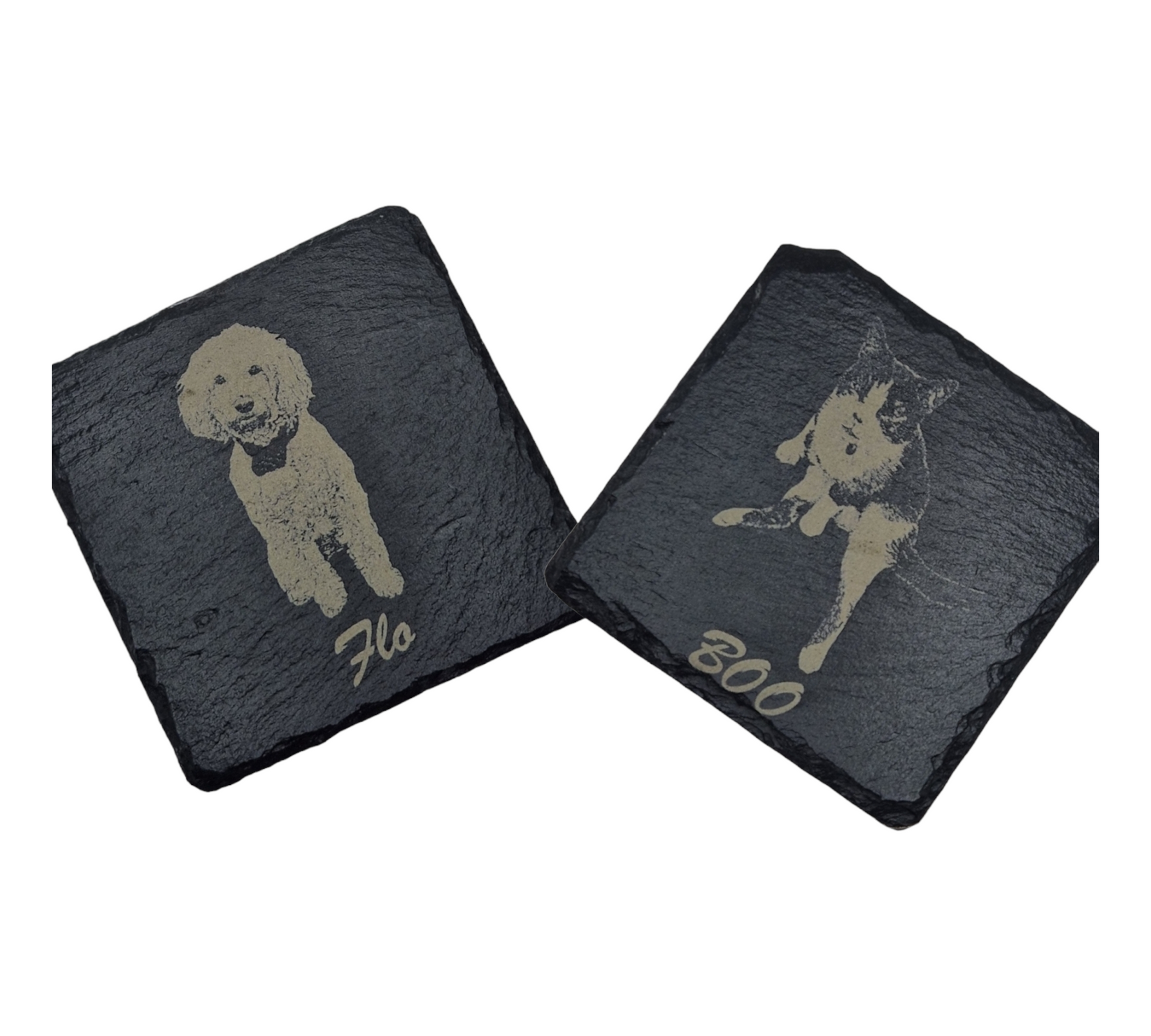 Personalised Pet Coaster, Cat Coaster, Dog Coaster – Coasters and Keepsakes