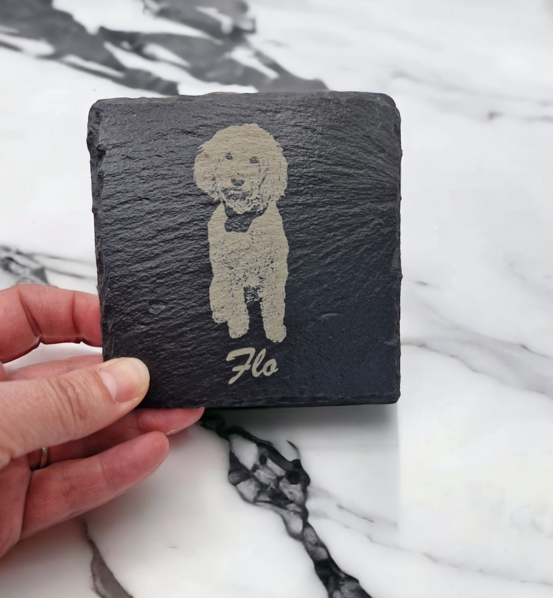Personalised Pet Coaster, Cat Coaster, Dog Coaster – Coasters and Keepsakes